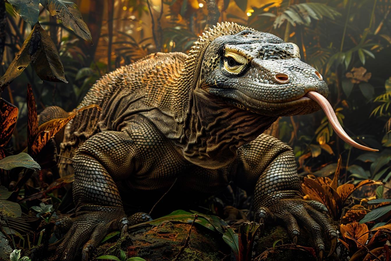 Le dragon de Komodo : un reptile géant fascinant et menacé à découvrir ...