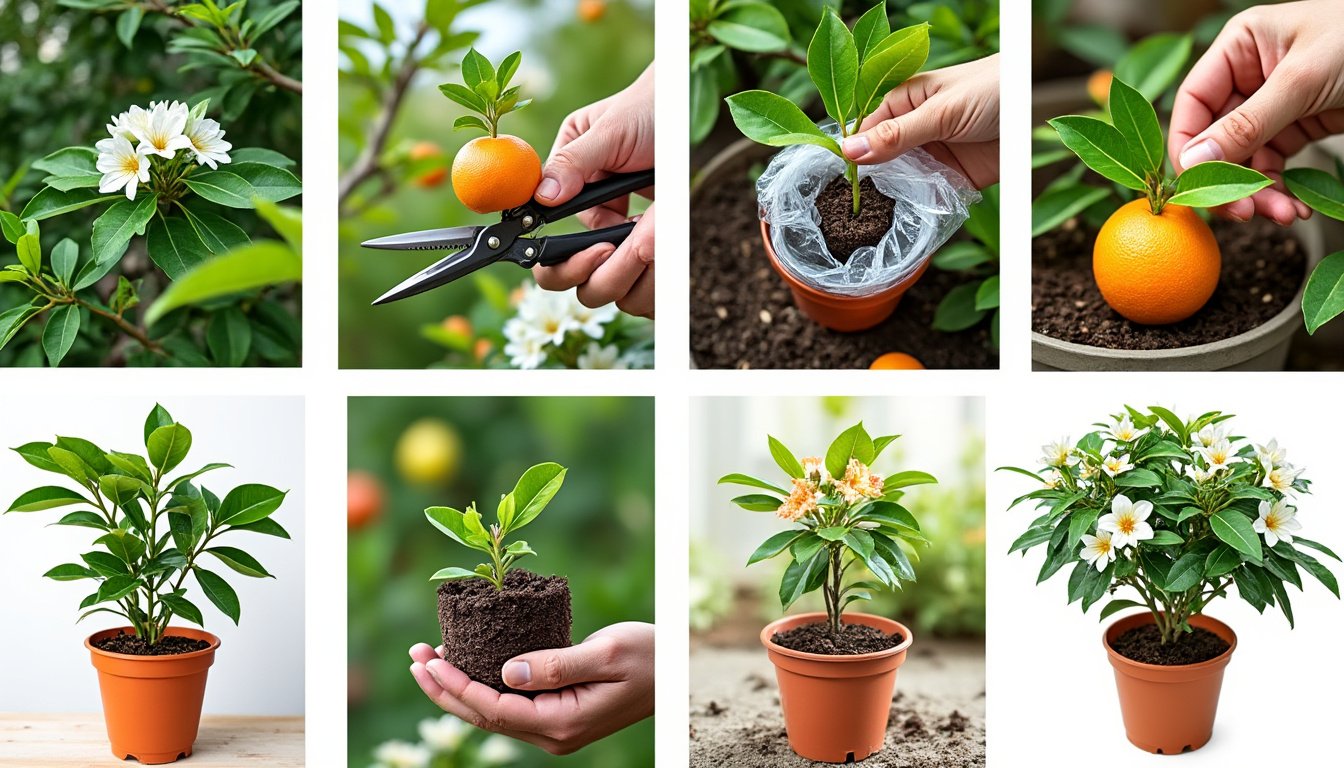 Bouturage Oranger Du Mexique Dans Leau